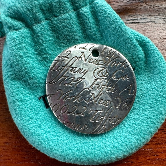 Tiffany & Co. | Jewelry | Tiffany Co Fifth Ave Notes Round Circle Wavy ...
